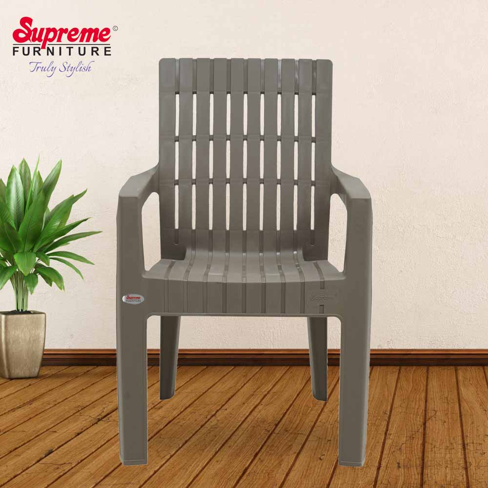 Supreme Olympia Plastic With-Arm Chair – Supreme Furniture