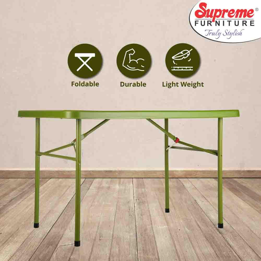 Supreme Swiss Foldable Plastic Dining Table – Supreme Furniture