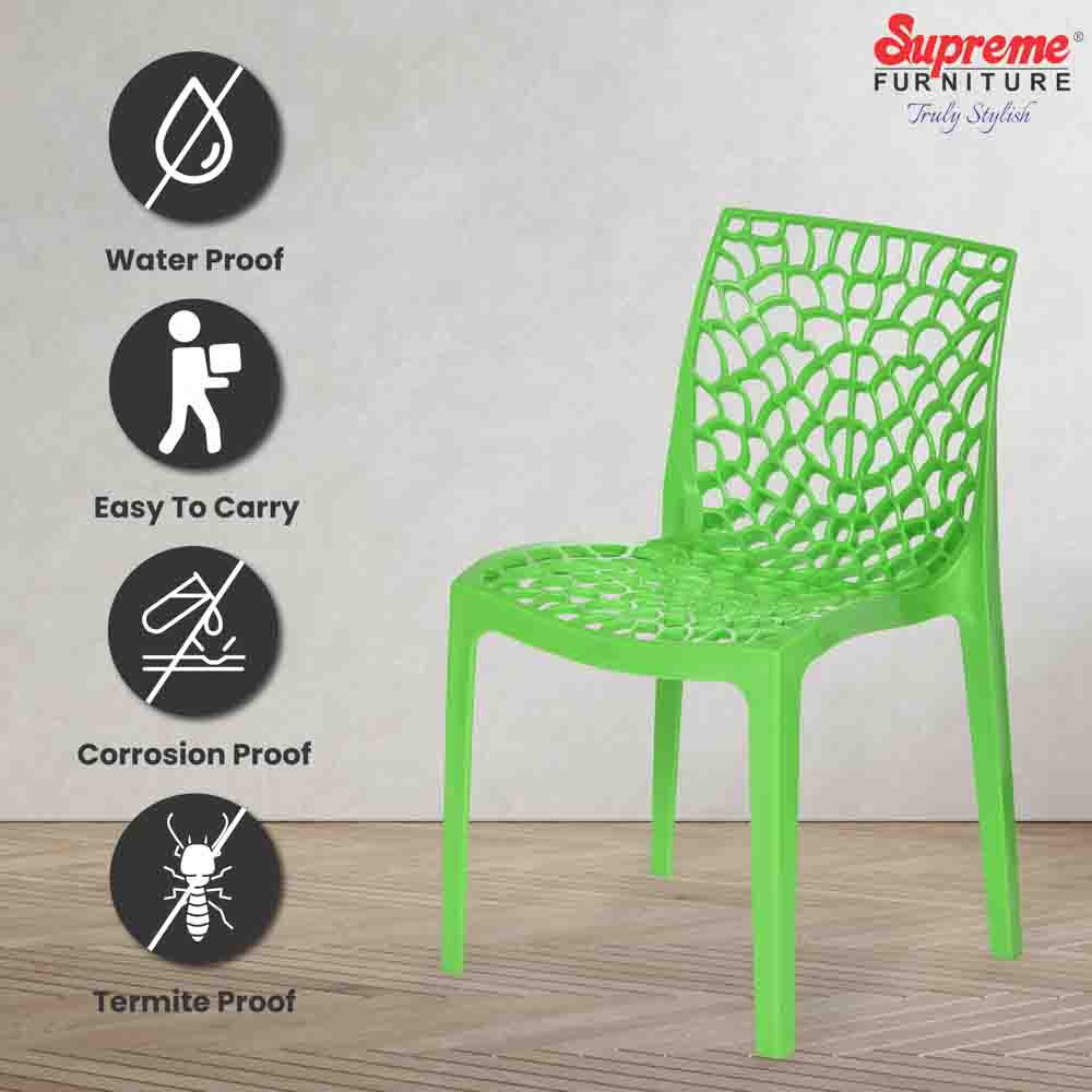 Supreme Web Plastic Without-Arm Chair – Supreme Furniture