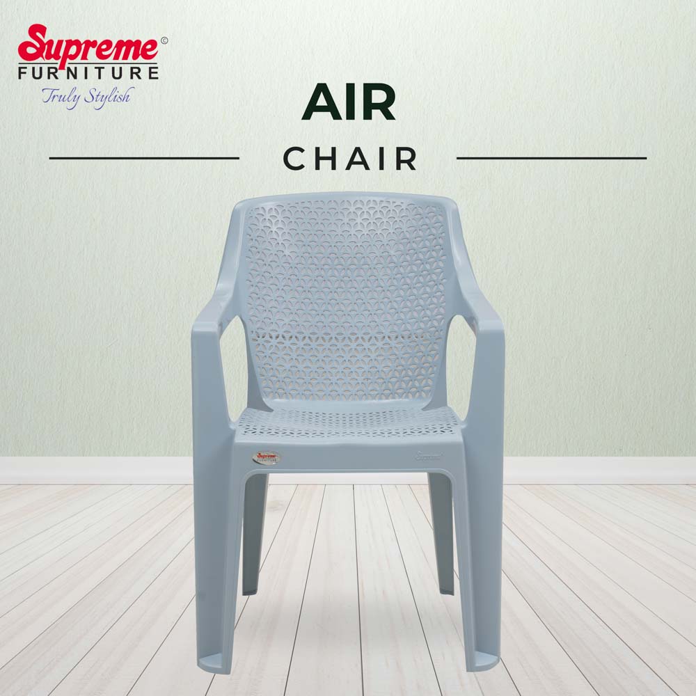 Supreme Air Plastic With-Arm Chair – Supreme Furniture