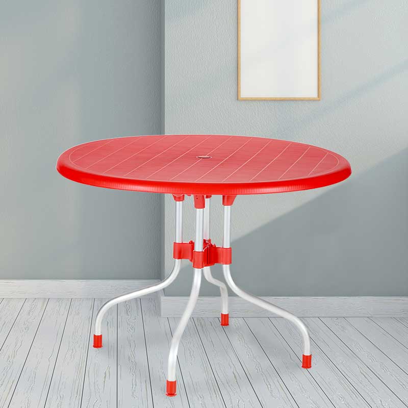 Supreme Cherry Plastic Dining Table – Supreme Furniture